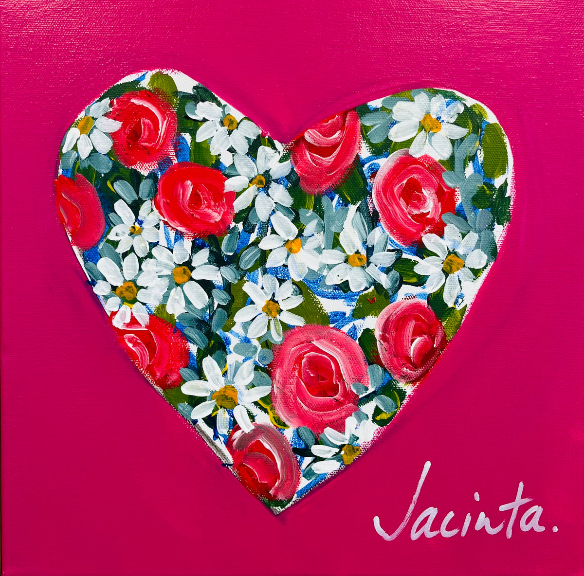 “Love” Original Painting – Jacinta Haycock Artist