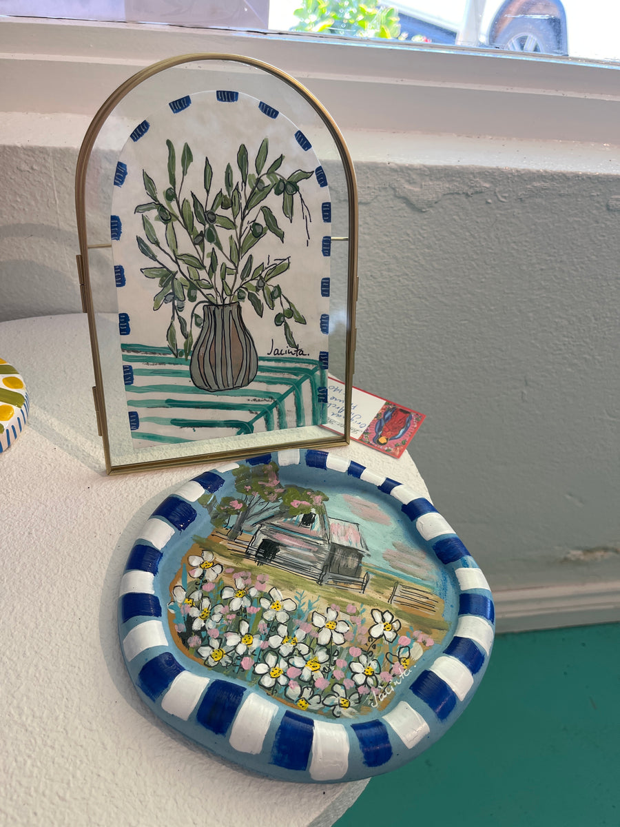 Small Decorative Plate- Landscape – Jacinta Haycock Artist
