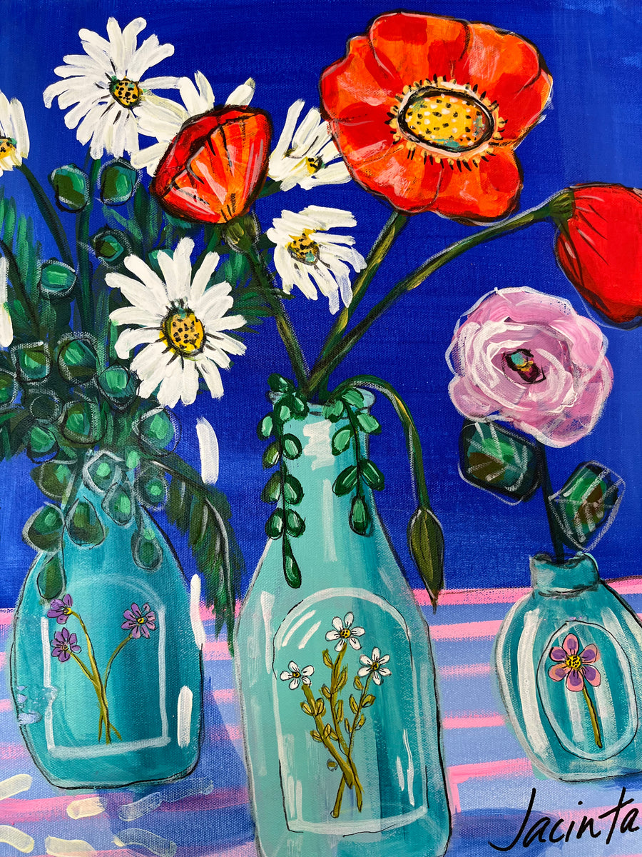 "Three Special Vases" – Jacinta Haycock Artist