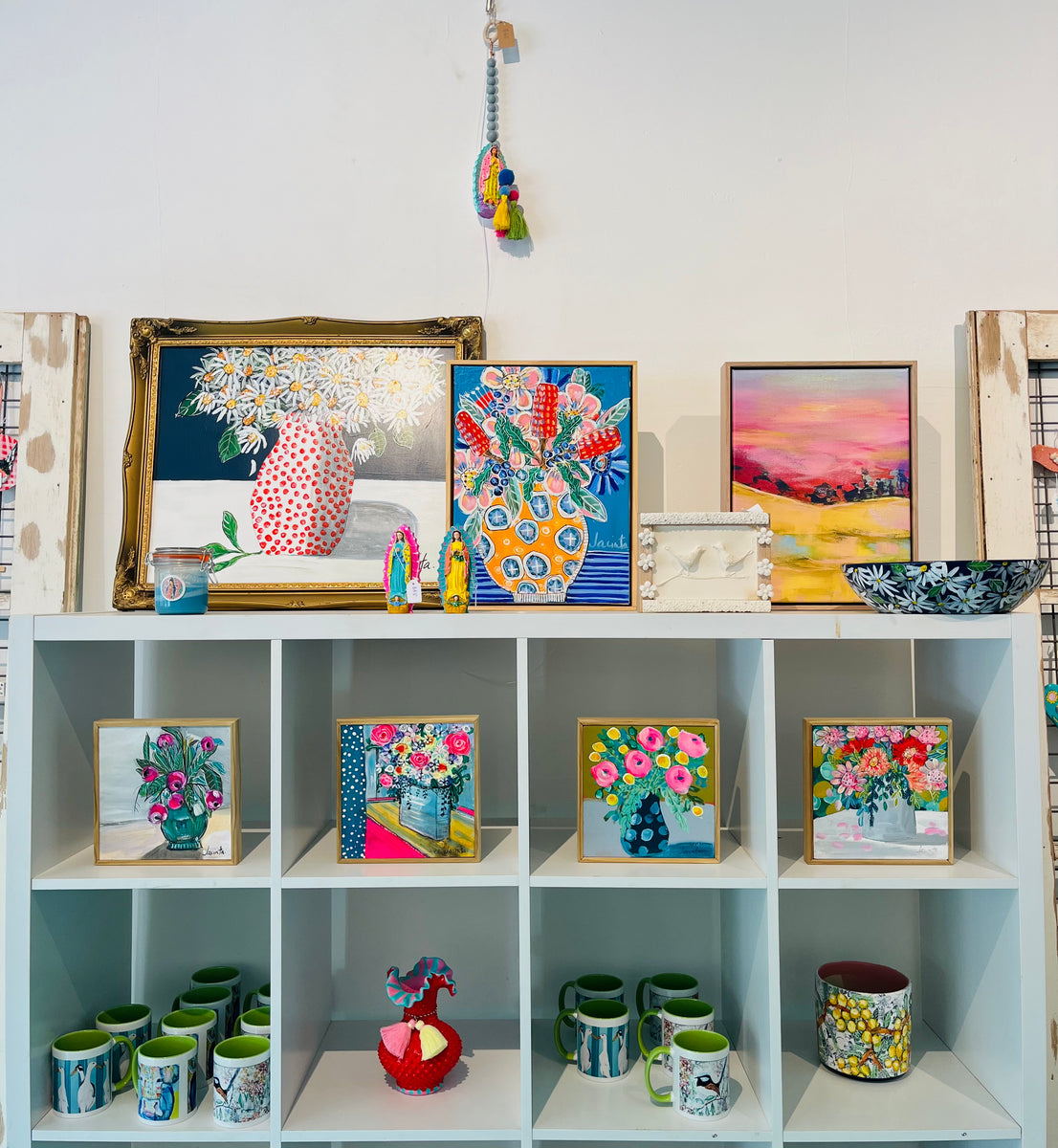 Mini Flowers in a Vase "Home Grown" – Jacinta Haycock Artist